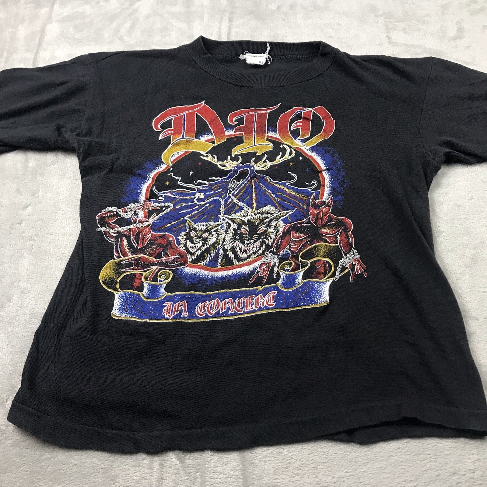 Rare Vintage DIO in Concert Shirt 80s paramount XS Re… - Gem