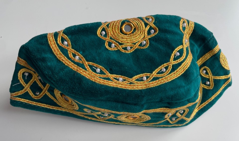 Oriental Folkloric Fez, Authentic Turkish Fes, Handmade Cap, Exotic ...