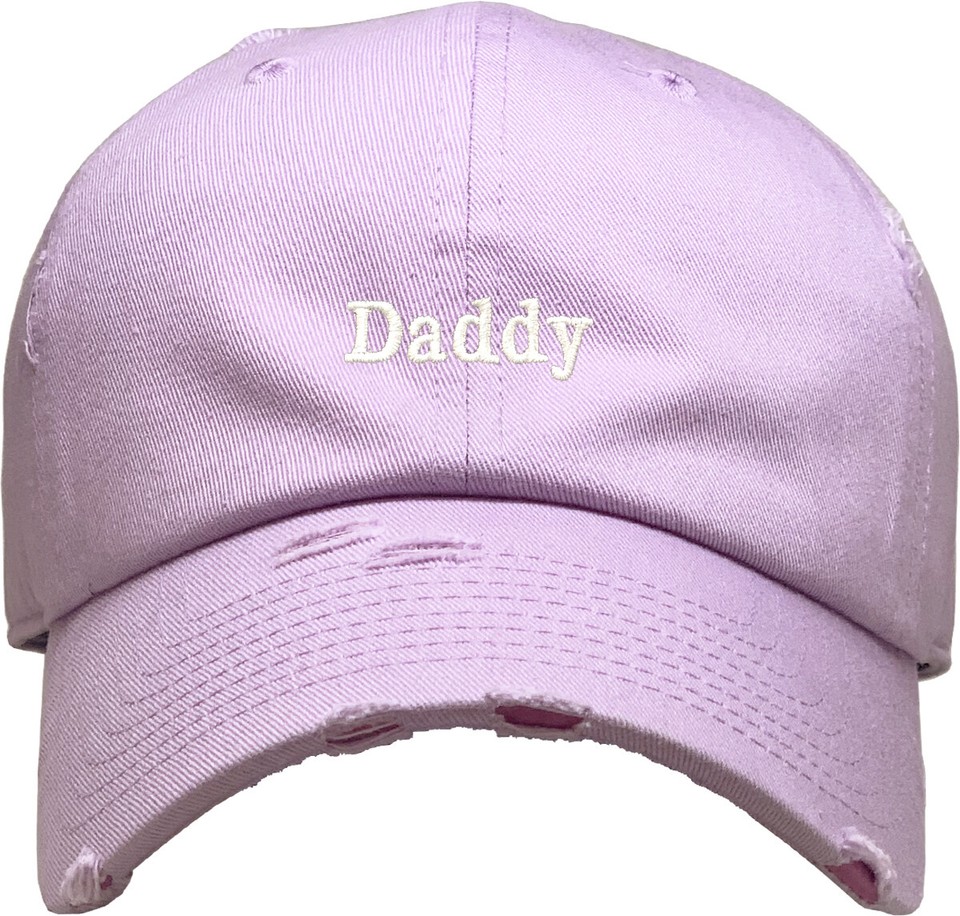 Daddy Embroidery Dad Hat Cotton Adjustable Baseball Cap Unconstructed ...