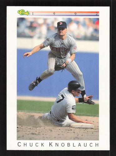 1992 Classic I #T50 Chuck Knoblauch Minnesota Twins | eBay