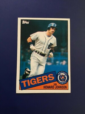 1985 Topps # 192 HOWARD JOHNSON Detroit Tigers Sharp LOOK ! | eBay