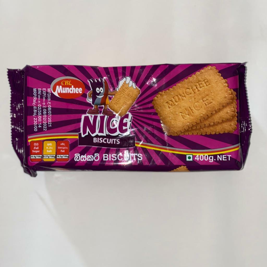 Munchee Biscuits Sri Lankan 100 Product of Ceylon Biscuits Limited 400g ...