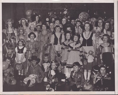 Children of British Nobility at Fancy Dress Party - Press Photo 1947 | eBay