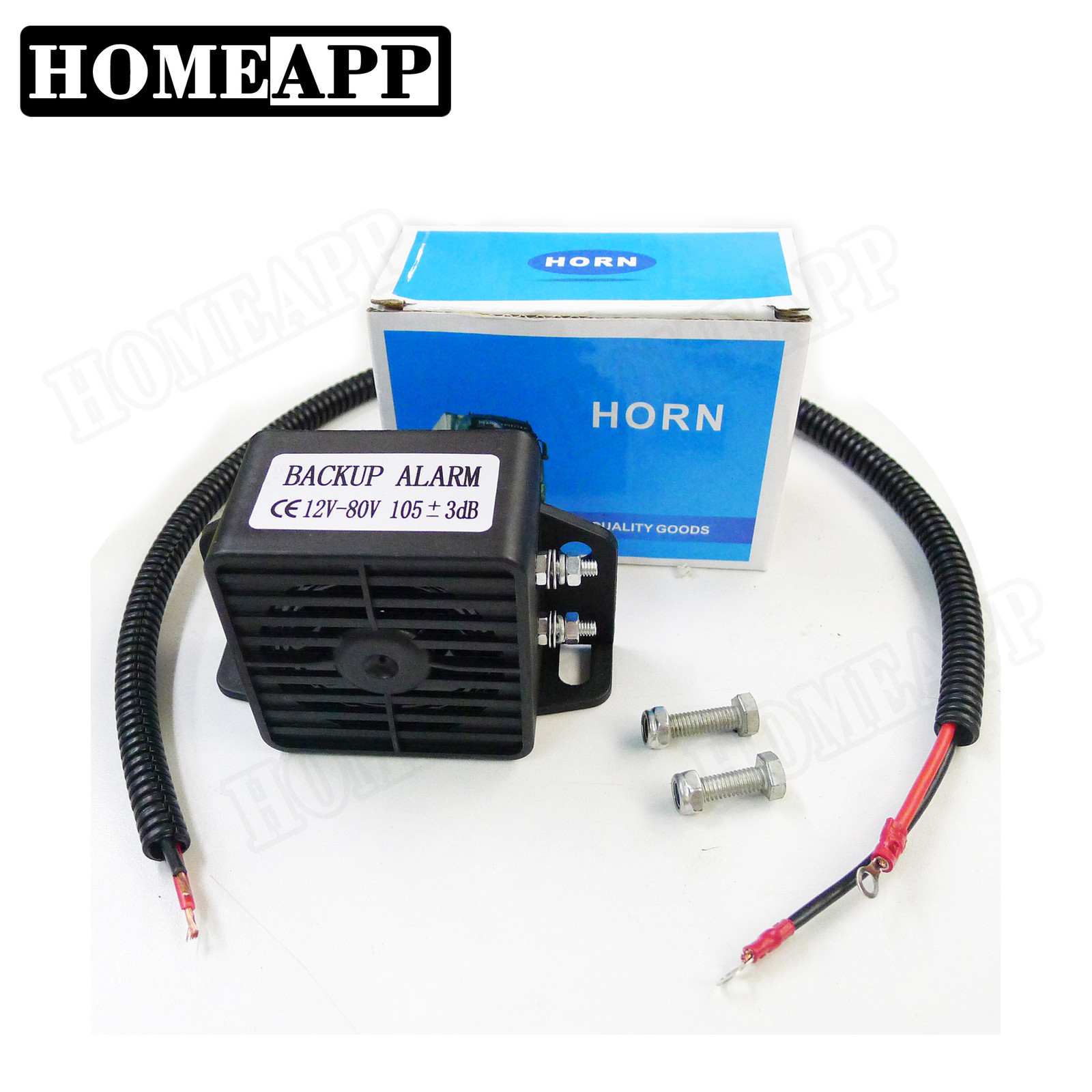 12V 48V 80V REVERSE ALARM buzzer beeper backup truck trailer caravan ...