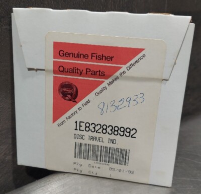 Fisher Controls IE832838992 Disc Travel Indicator - Sealed Packaging | eBay