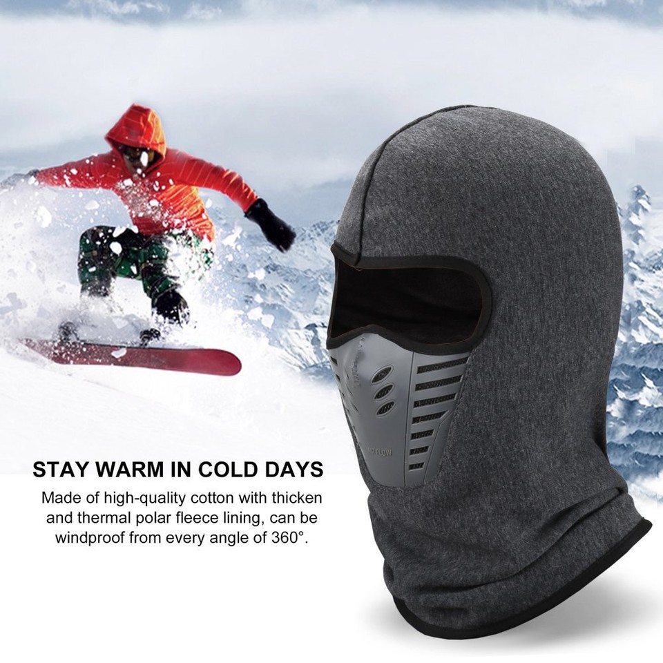 Balaclava Hats Full Face Mask Shield Caps Winter Cycling Ski Mask Sport ...