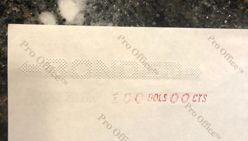 Paymaster Series 600 7- Column Check Writer Embosser Printer vtg Made ...