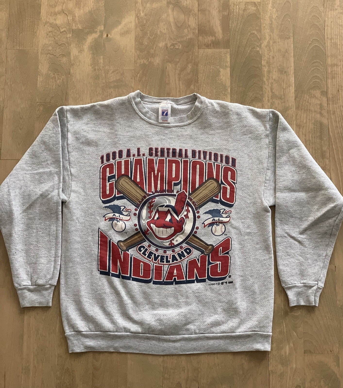 Vintage 1996 MLB AL Central Division Champions Clevel… - Gem