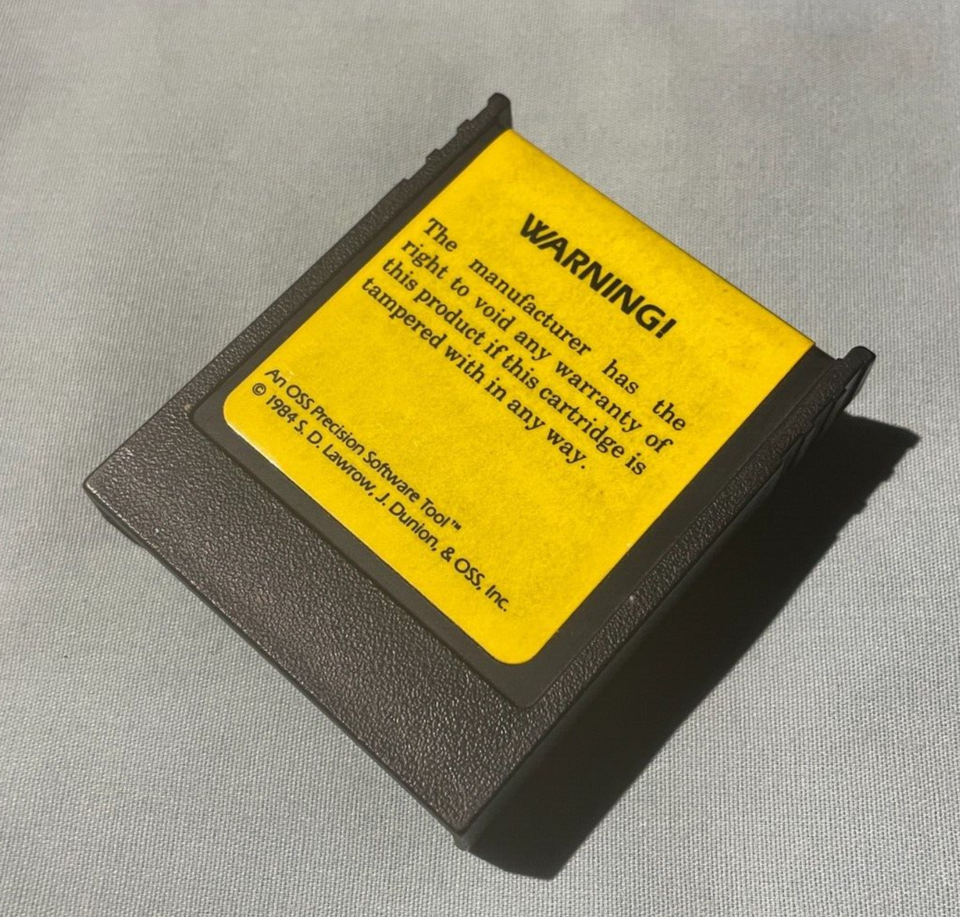 MAC/65 - Vintage 1984 OSS Atari 400/800 Computer Program Cartridge RARE ...
