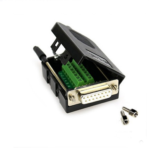New DB15 2 Rows 15 pins Male Female VGA Adapter Board Connector W ...