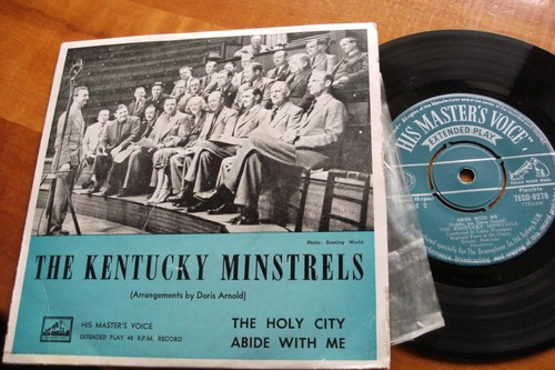 KENTUCKY MINSTRELS HOLY CITY XMAS 45 rpm 7" SINGLE VINYL CHRISTMAS ...