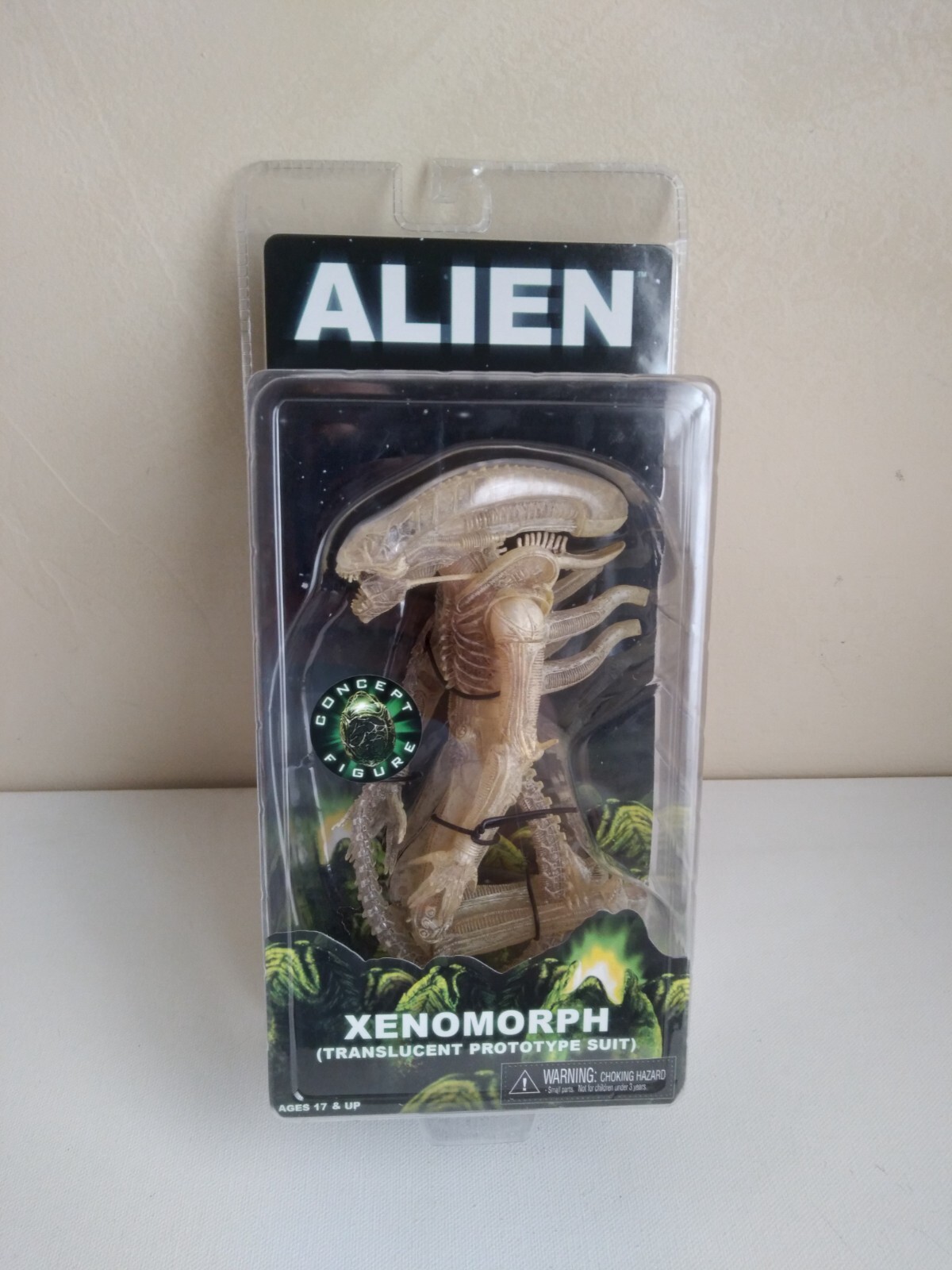 NECA XENOMORPH (TRANSLUCENT PROTOTYPE SUIT) Alien Concept Figure Series ...