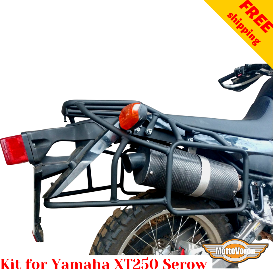For Yamaha Serow 250 Luggage rack system XT250 Crash bar XT 250 Kit ...