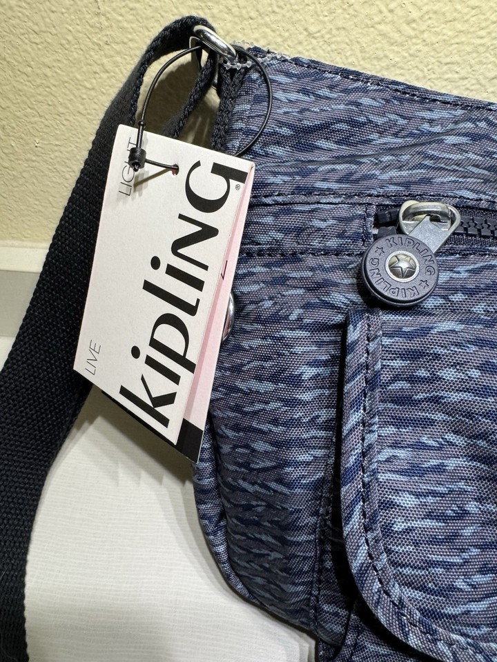 Kipling Syro Crossbody Bag - Midnight Threads Print New | eBay