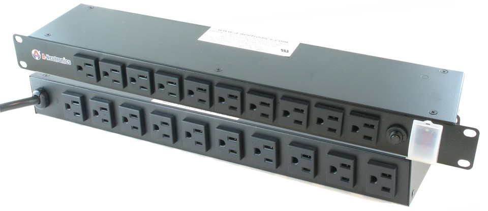 20 OUTLET 19 inch RACK MOUNT POWER STRIP PDU POWERBAR - NEW - LIFETIME ...