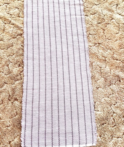 New Lavender Woven Loomed Rag Rug 52 x 22 inches Machine Washable USA ...