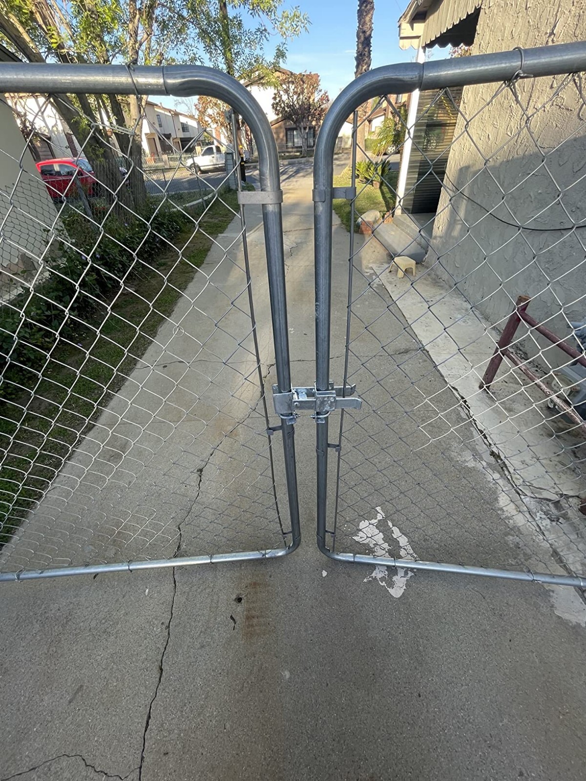 Chain Link Double Gate Latch for 1-5/8" to 2" Gate Frames Farm Driveway ...