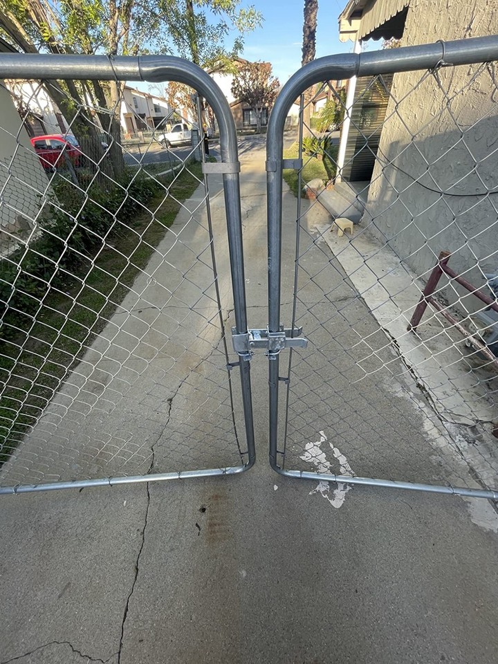 Chain Link Double Gate Latch for 1-5/8" to 2" Gate Frames Farm Driveway ...