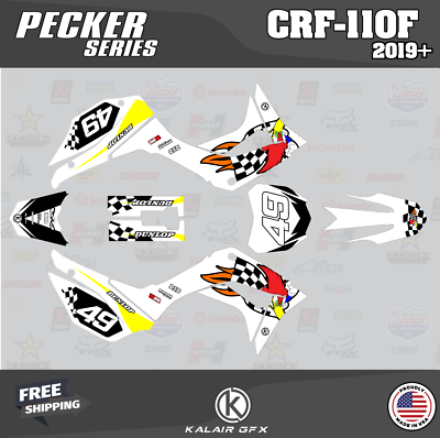 Graphics Kit for HONDA CRF110F CRF110 2019 2020 2021 2022 2023 Pecker ...