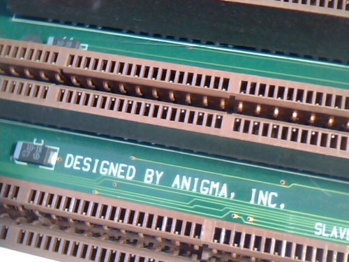 Honkin Big 486 Motherboard Anigma AN486EISA EISA ISA slots rare CPU ...