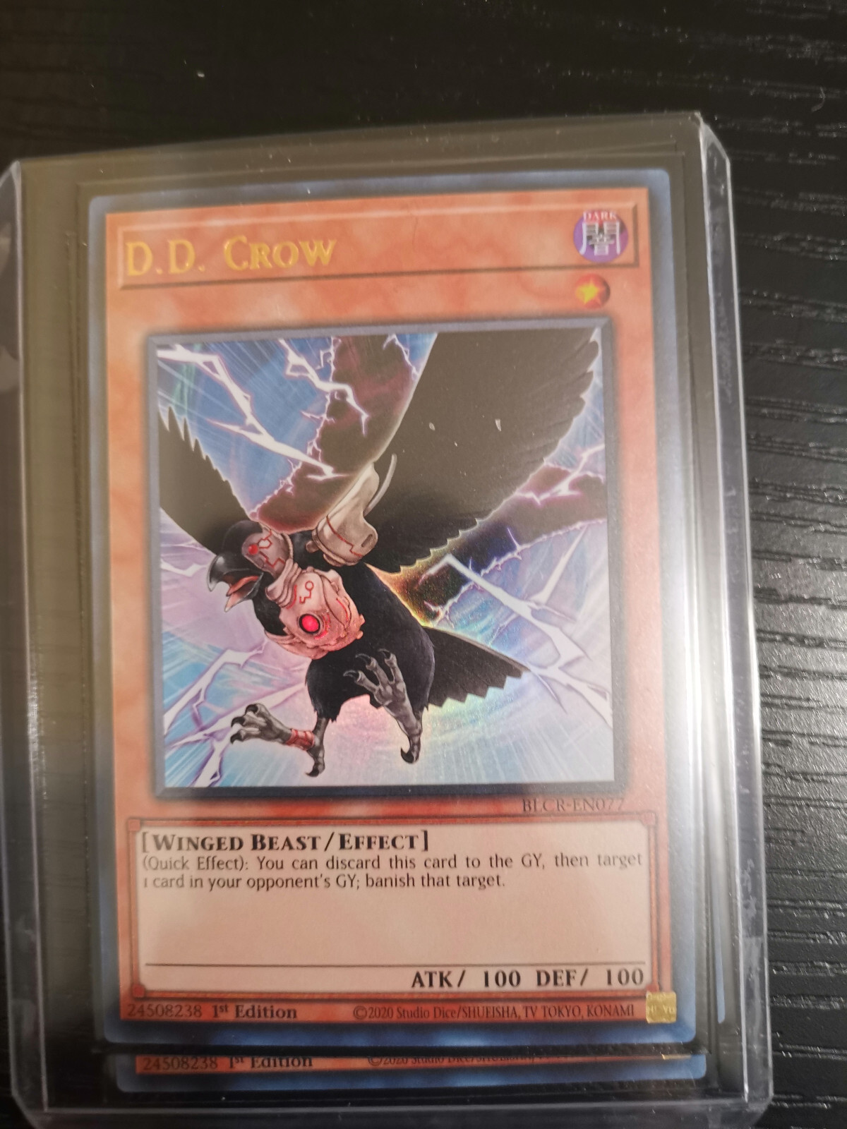 Yugioh D.D. Crow BLCR-EN077 Ultra Rare 1st Ed - NEAR MINT - MINT X3 | eBay