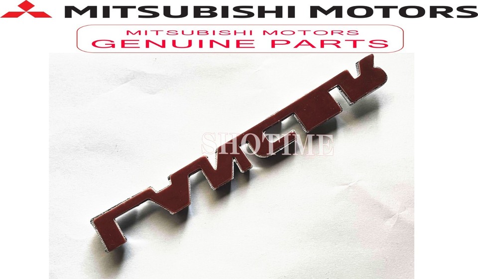 MITSUBISHI OEM Lancer Evolution CT9A CT9W EVO7/8/9 Rear Trunk Emblem ...