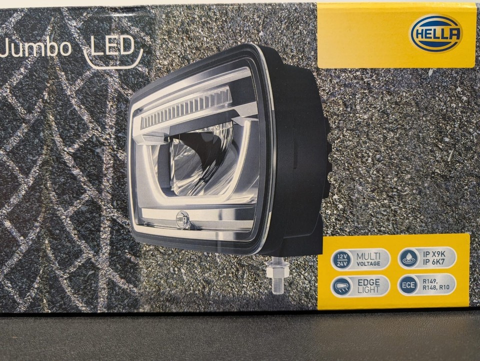 Hella Jumbo 320 LED Oval Spot Light Lamp Scania Volvo Mercedes | eBay UK
