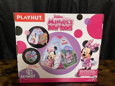 Disney Junior Minnie’s Bow Toons Classic Hideaway Pop-Up Play Tent ...