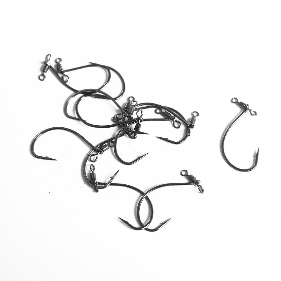 Drop Shot Hooks in-line Drop Shot Rig and Swivels, Fishing Hooks for ...
