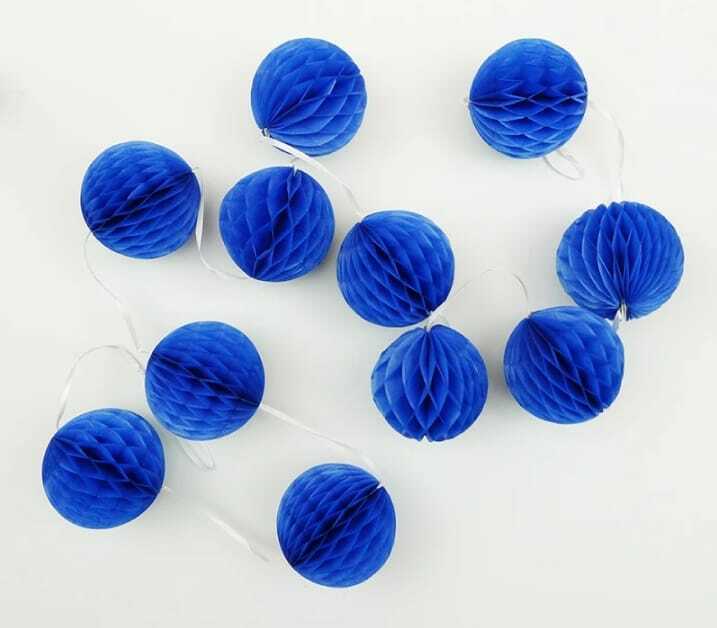 8ft Honeycomb Ball Garland Bunting Banner Party Birthday Decoration 13 ...