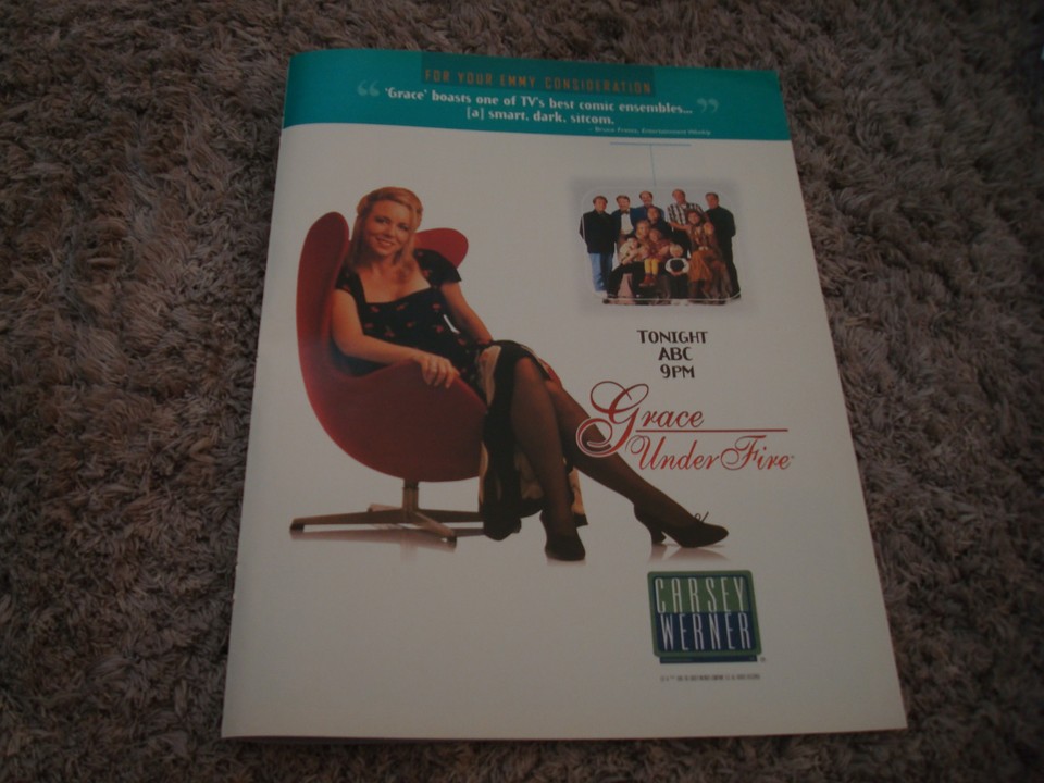 BERNHARD POCK 1963-1996 tribute ad Nancy Kwan & GRACE UNDER FIRE Brett ...