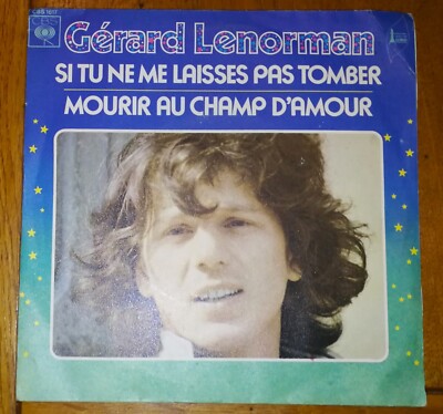 GERARD LENORMAN - SI TU NE MA LAISSES PAS TOMBER ( 45 TOURS ) - V28 ...