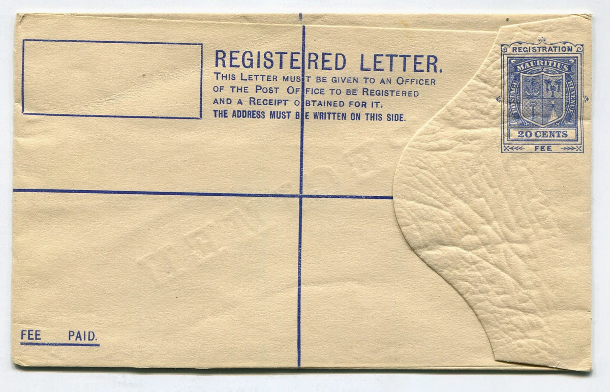 Registered Post Envelope