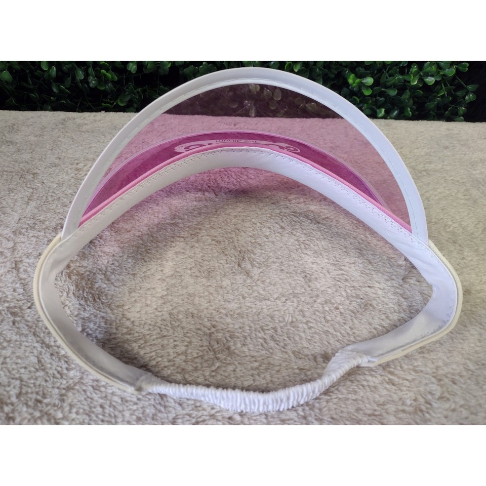 Official Barbie The Album Visor Pink White Girls Kids Adjustable Promo ...