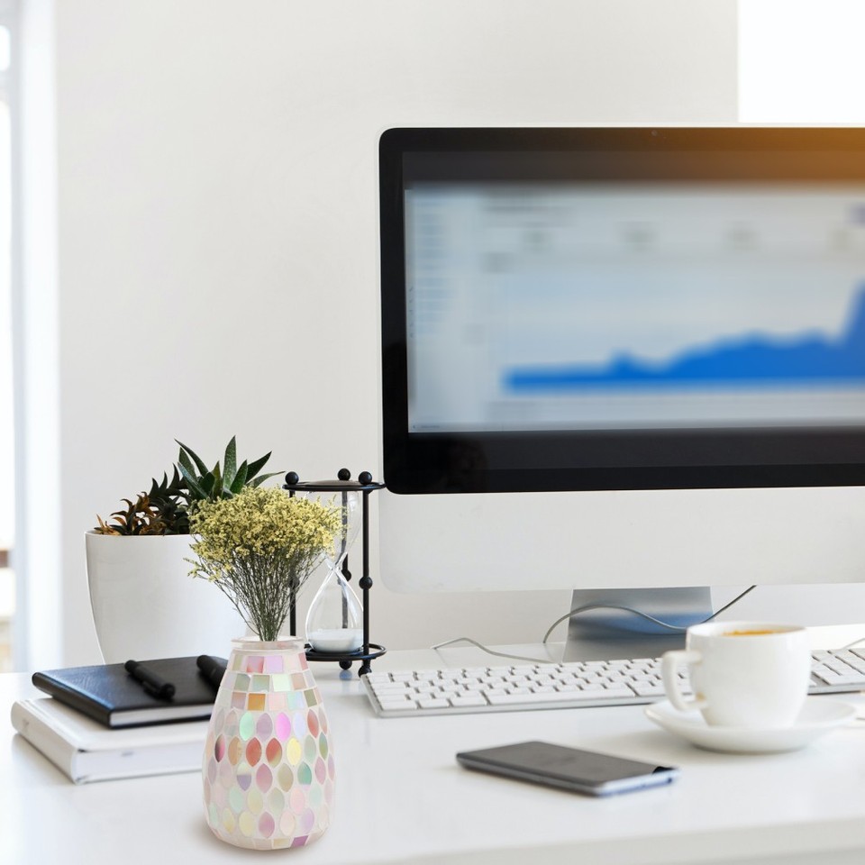 Flower Arrangement Container Decorative Vase Home Glass Creative | eBay ...