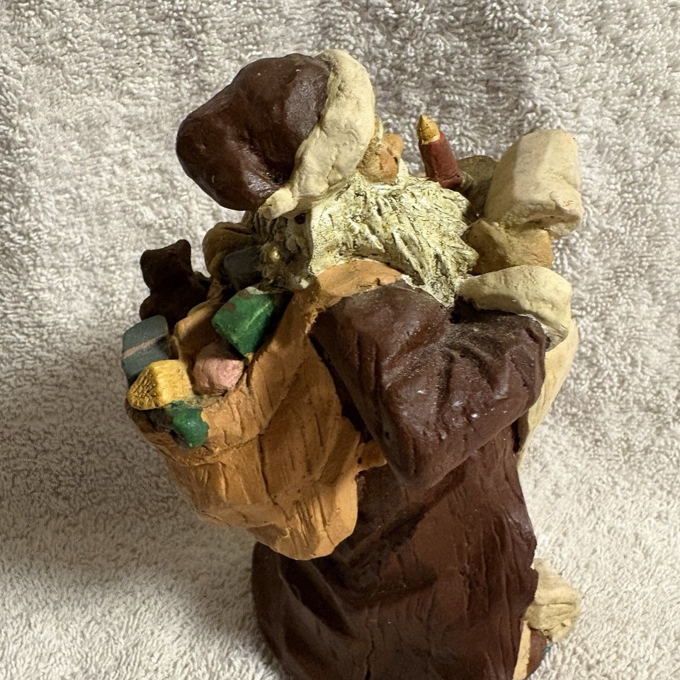 Vintage Russ Berrie Santa Claus Christmas List Figurine #9601 ~ Wood ...