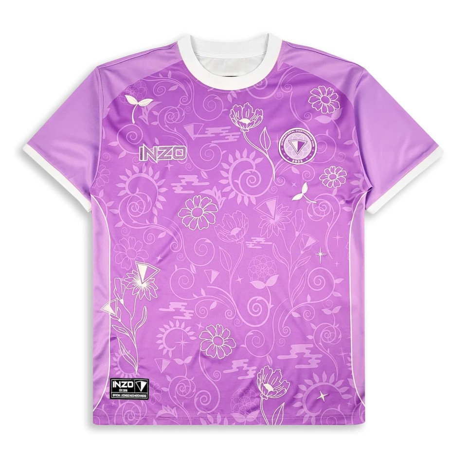 Inzo Floral Void Wake Up Soccer jersey EDM rave Size XXL XXLarge Purple ...