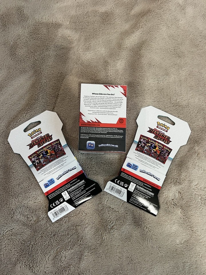 Pokemon TCG: Destined Rivals Booster Bundle Box and 2 Sleeved Booster ...
