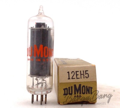 DuMont 12EH5 Miniature Beam Power Pentode Audio Amplifier Audio Vacuum ...