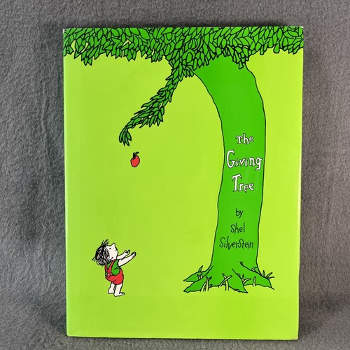 The Giving Tree by Shel Silverstein Hardback Dust Cover Renewed 1st ...