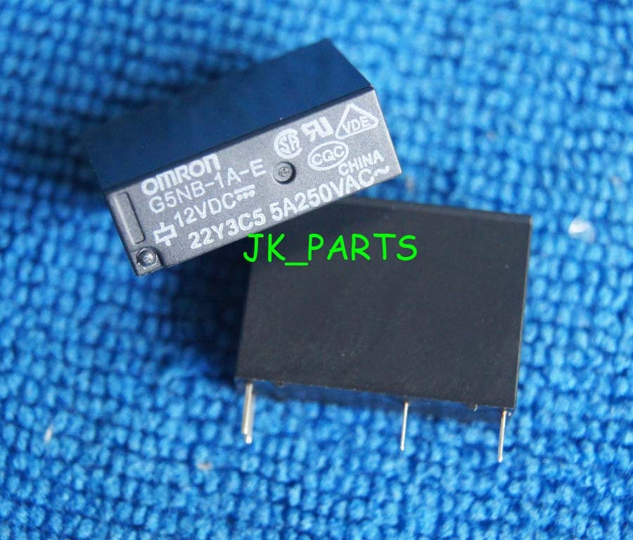 50pcs ORIGINAL G5NB-1A-E-12VDC 12V OMRON 4pins 5A 250VAC Relay | eBay