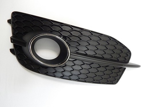 NEW GENUINE AUDI Q3 8U FRONT BUMPER FOG LIGHT GRILL SATIN BLACK LEFT N ...