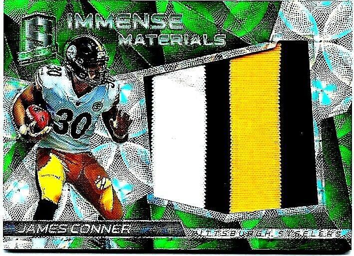 2017 Panini Spectra - Immense Materials James Conner #17 Neon Green ...