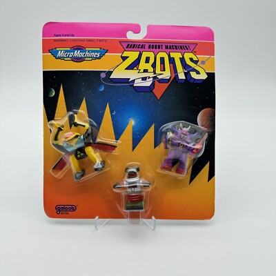 Z BOTS (Galoob, 1992) Original 1st SERIES ACTION FIGURE 3 PACK - MOSC ...
