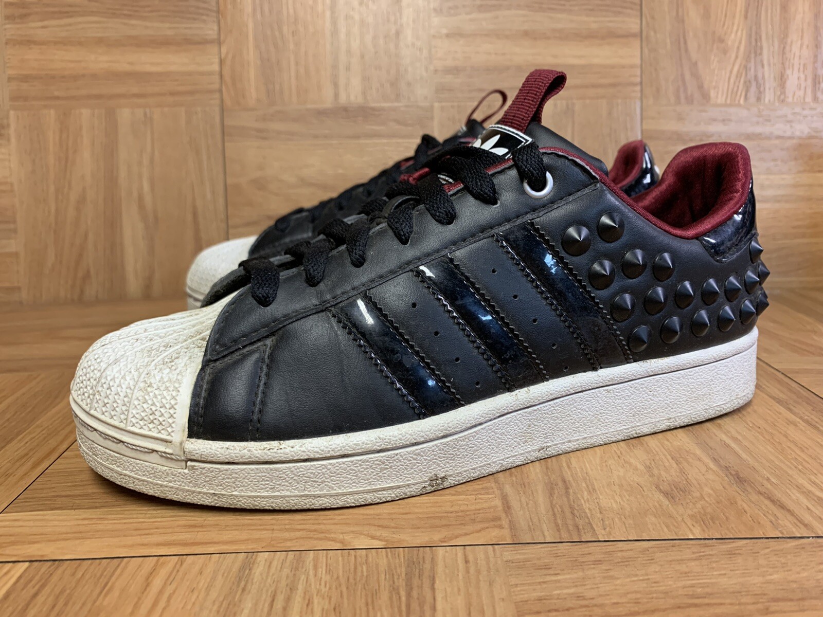 RARE🔥 Adidas Superstars Deluxe Men's Leather Studded… - Gem