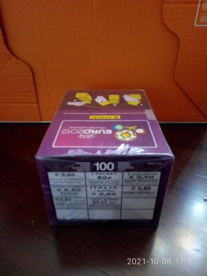 Uefa Euro 2012 Panini Sealed Box/Display 100 Packets | eBay