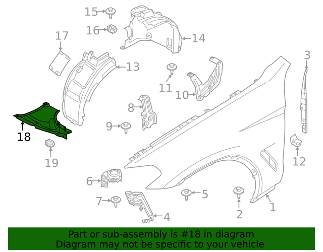 Genuine BMW Lower Panel 51718066311 for sale online | eBay