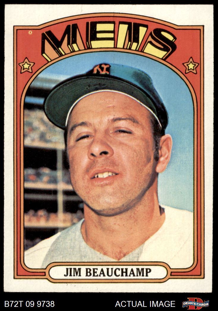 1972 Topps #594 Jim Beauchamp Mets 7.5 - NM+ | eBay