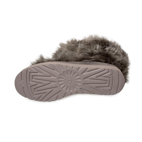 UGG CLASSIC POSH MINI THUNDER CLOUD SUEDE SHEEPSKIN WOMEN'S BOOTS SIZE ...