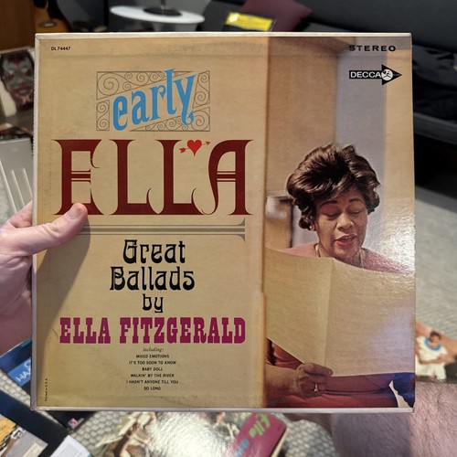 Ella Fitzgerald Early Ella Decca DL74447 PROMO LP VG++ Rare Ballads ...